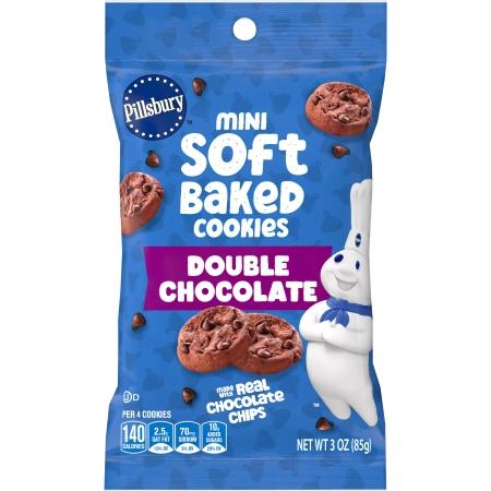 Pillsbury™ Soft Baked Mini Cookies Double Chocolate Chip 3oz | GMI ...
